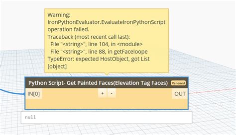 Typeerror Expected Hostobject Got List Object Developers Dynamo
