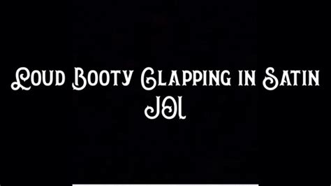 Loud Booty Clapping In Satin Joi Jackie Synn Clips4sale