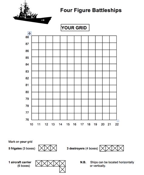 Coordinate Grid Games Battleship Online Programgerty
