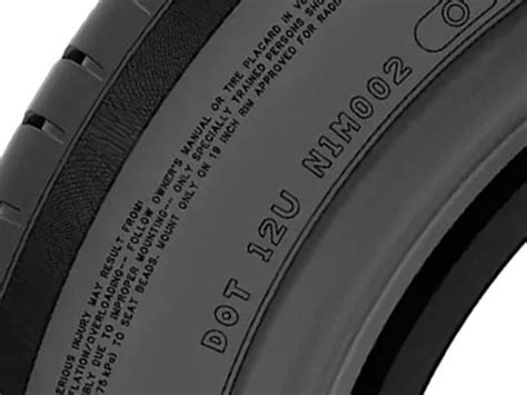 Tire Date Code Reading A Tires Manufacture Date