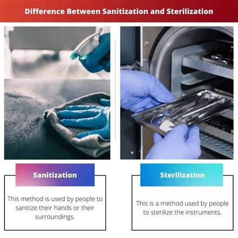 Sanitization Vs Sterilization Difference And Comparison