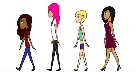Girls Walk Cycle By Briequeso On DeviantArt