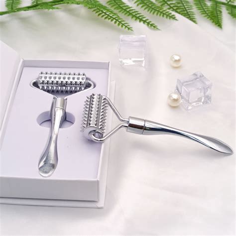 합금 마이크로 니들 롤러 마사지 스틱 페이스 크림 스푼 스틱 페이스 뷰티 페이스 슬리머 신제품 Aliexpress