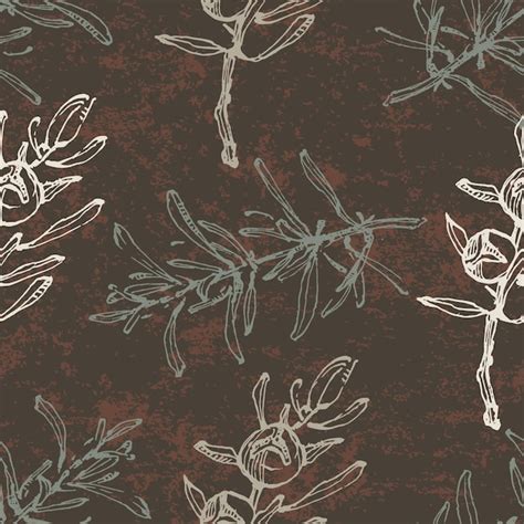Premium Vector Seamless Pattern With Juniper