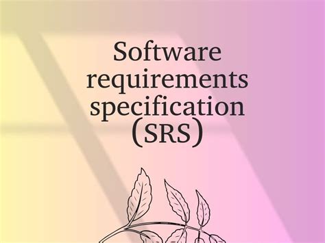 A System Requirements Specification Srs Document Upwork