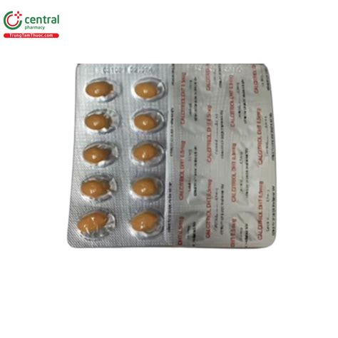 Thuốc Calcitriol Dht 05mcg điều Trị Rối Loạn Chuyển Hóa Calci Và Phosphat