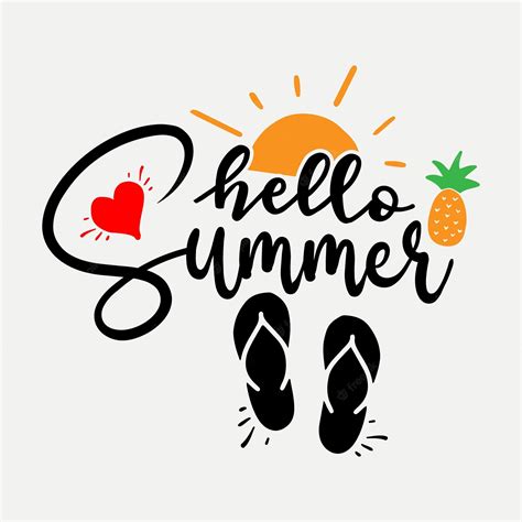 Premium Vector Hello Summer 4