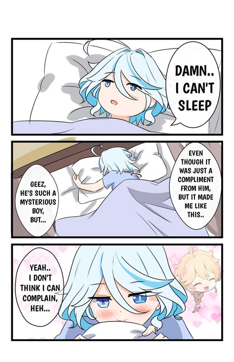 Aether And Furina Genshin Impact Drawn By Kulo Jawa Danbooru