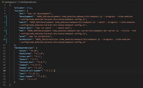 homestead环境中使用laravel mix报错的解决方法 坏蛋的博客