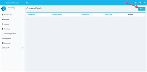 custom fields fusioninvoice 2022