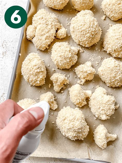 Breaded Cauliflower Baked Air Fried Plant Based On A Budget