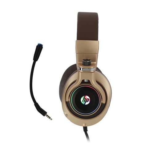 HP USB PC Gaming Headset With Surround Sound RGB LED Lighting Noise Isolating Over Ear Game