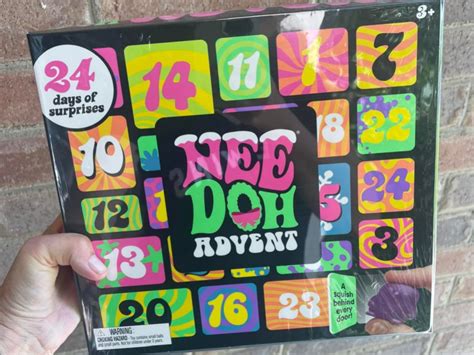 Nee Doh Advent Calendar W 24 Sensory Toys Only 20 On Will Sell Out Hip2save