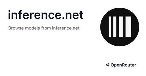 inference.net | OpenRouter