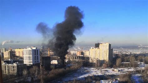 В Перми утром 18 ноября в районе ДКЖ произошел пожар в строящемся доме