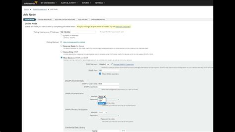 7 Configure SNMP To Monitor SEM On SolarWinds Orion Platform YouTube
