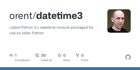 GitHub Orent Datetime Latest Python X Datetime Module Packaged For Use On Older Python