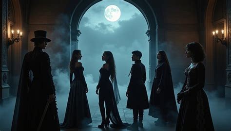 Free Moonlit Gothic Gathering Image Gothic Moonlight Victorian