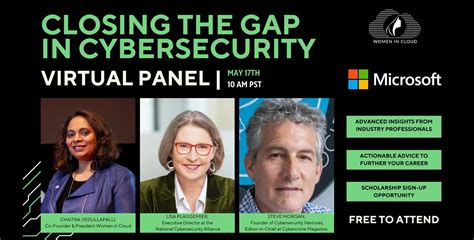 Closing The Gap In Cybersecurity May 17 2024 Online Event
