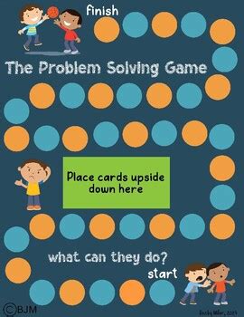 The Problem Solving Game By Pre K Learning Adventures TPT