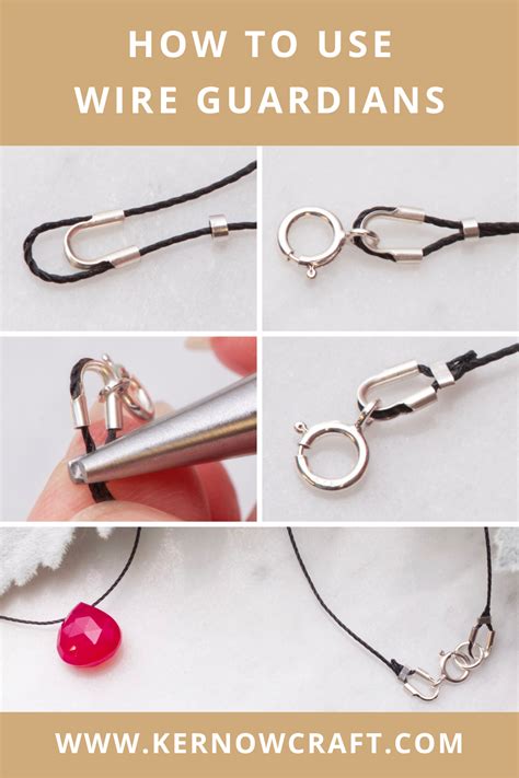 How To Use Wire Guardians Thread Protectors For Jewellery Making