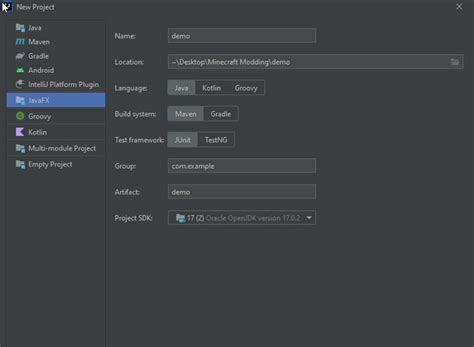 When I Try To Make A New Project I Cant Seems To Find The The Native