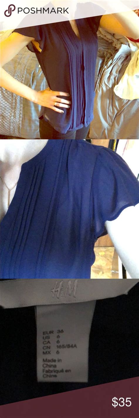 Semi Sheer Blue Blouse Clothes Design Fashion Tips Blue Blouse