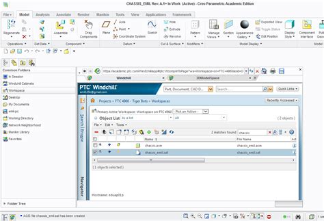 Solved Creo Parametric 20 Save A Copy Within Windchill Ptc