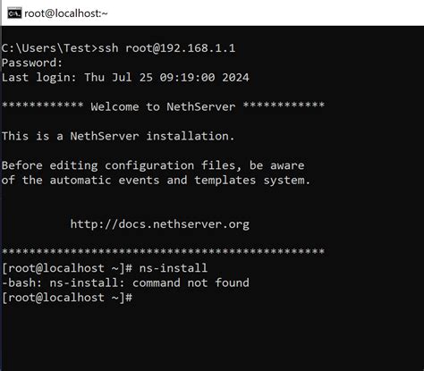 Problem With Ns Install Command Nethsecurity Nethserver Community