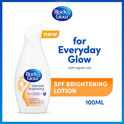 Block And Glow Intensive Brightening Lotion Spf24 Ph 100ml Shopee Philippines