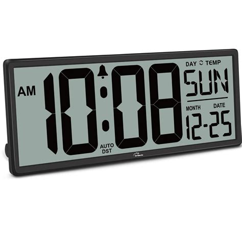 Digital Battery Wall Clock