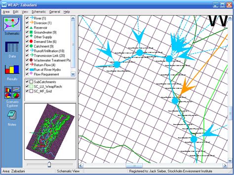 Link MODFLOW Cells To WEAP Elements
