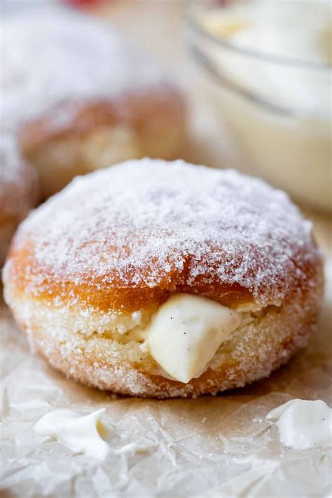 Bavarian Cream Donuts From The Food Charlatan Recipe Cream Filled