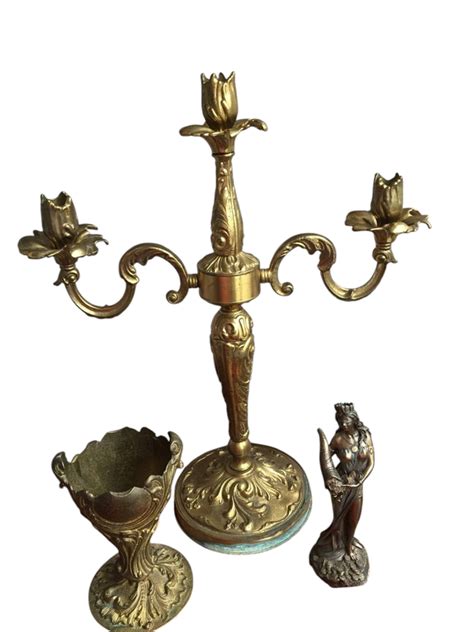 Бронзова статуетка фортуна богиня бронзовий підсвічник бронзова ваза