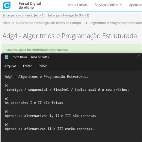 Adg4 Algoritmos E Programação Estruturada Algoritmo E Programação