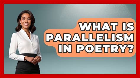 What Is Parallelism In Poetry The Language Library Youtube