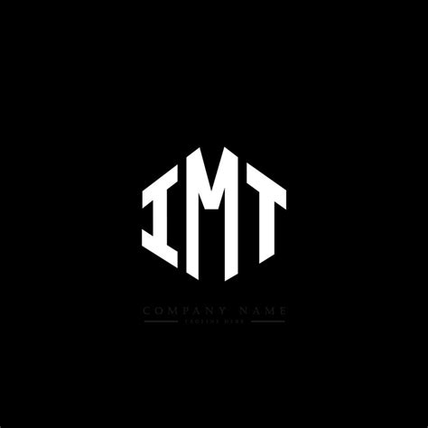 IMT Letter Logo Design With Polygon Shape IMT Polygon And Cube Shape Logo Design IMT Hexagon
