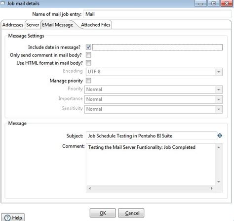 How To Send E Mail Using Pentaho Kettle