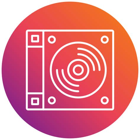 Compact disc Generic gradient fill icon