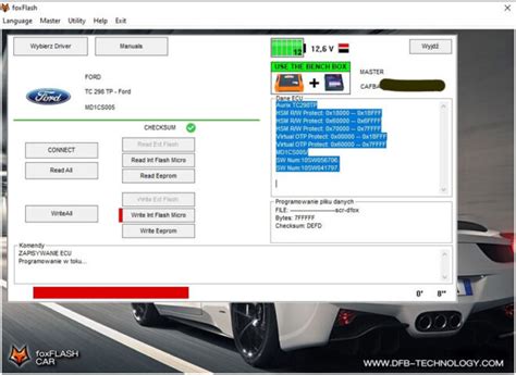 Foxflash Read And Write Ford Md1cs005 On Bench Iecutool Official Blog