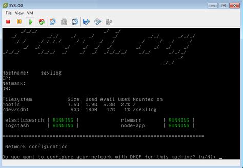 installazione e configurazione sexylog come syslog server per host