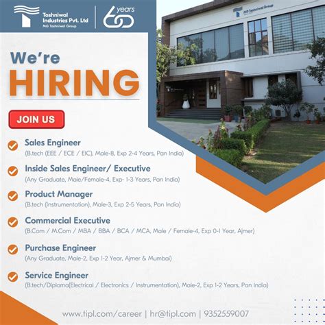 Toshniwal Industries Pvt Ltd On Linkedin Careeropportunities Technicaljobs