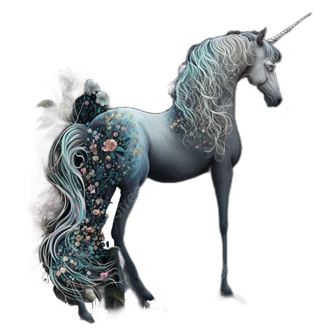 유니콘 꽃 멋진 색상 현실적인 일각수 꽃들 진짜 Png 일러스트 및 이미지 에 대한 무료 다운로드 Pngtree