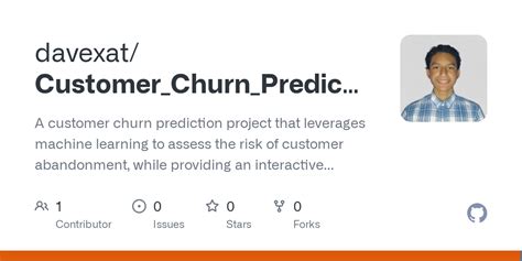 Github Davexatcustomerchurnpredictor A Customer Churn Prediction