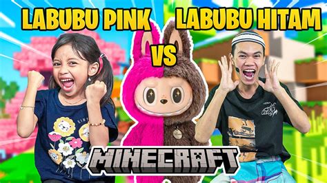 Leika Buat Labubu Pink Vs Tompel Labubu Hitam 😱😨toko Labubu Viral Minecraft Indonesia Youtube