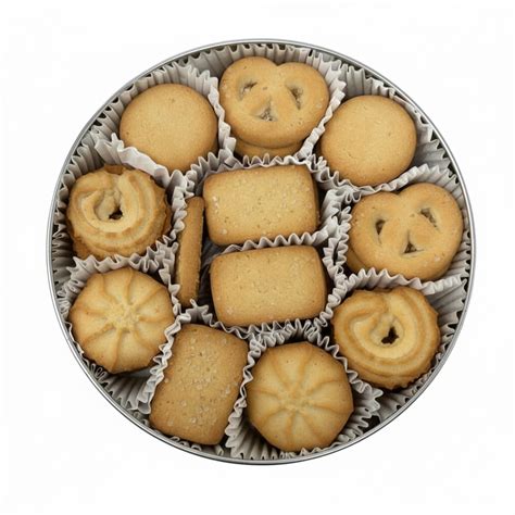Assorted Butter Cookies Tin Holiday Cookie T Tin Traditional Dan
