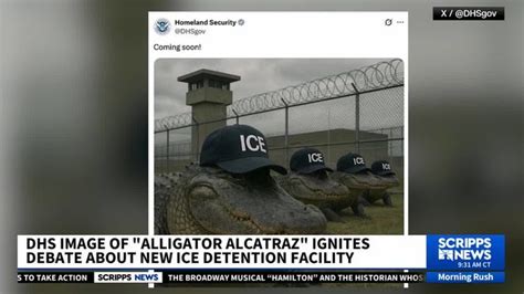 Alligator Alcatraz Video Of Ice Detention Center In Ochopee Florida