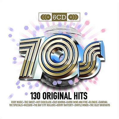Various Artists Original Hits 70s Cd Box Set 6 Discs 2009 Amazing