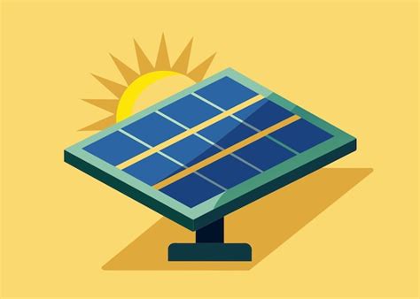 Solar Cell Vector Illustration Premium Ai Generated Vector