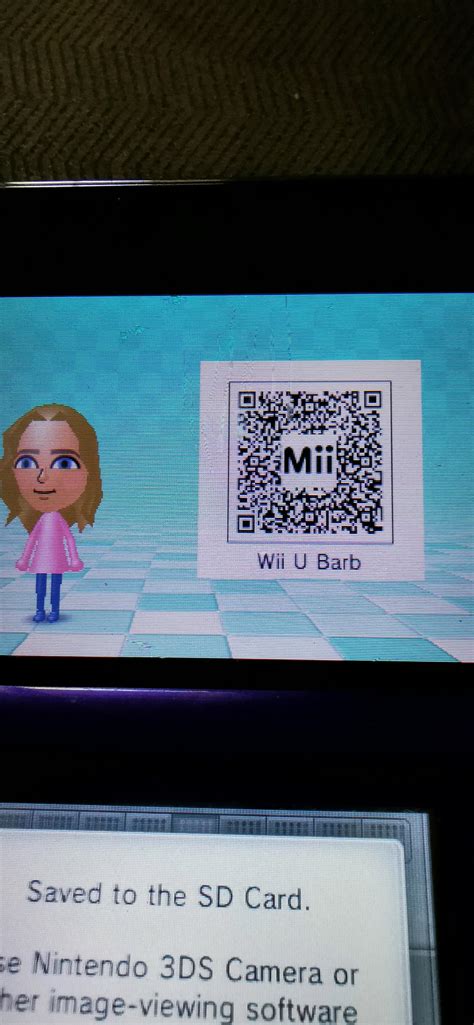 Poofesure Wii U Barb Mii Qr Code By Tylermakie On Deviantart